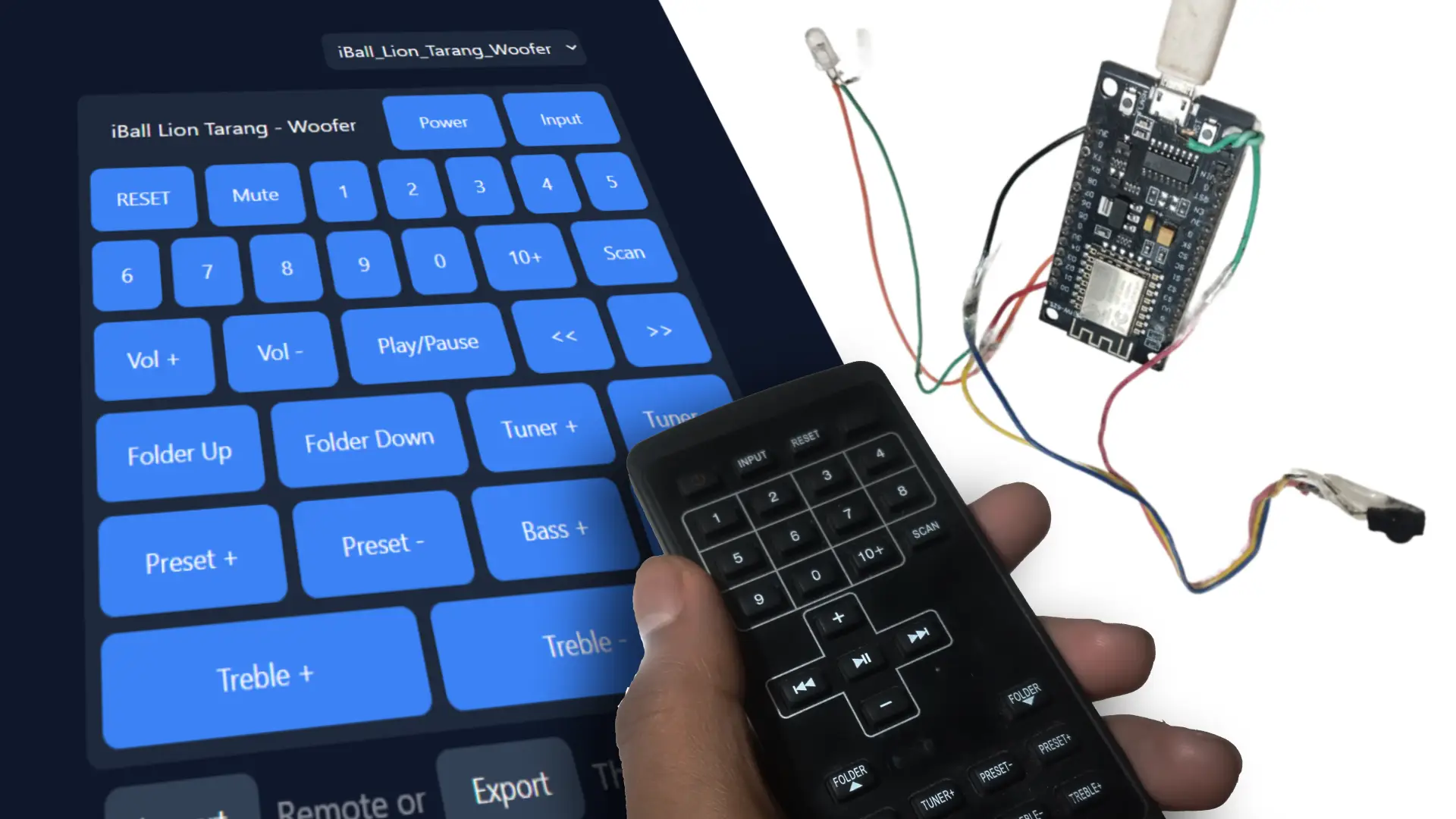 IR Remote Cloner App With React + ESP8266 | FIREBIT